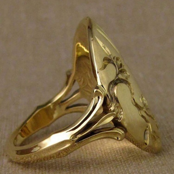Jewelry | Elegant Gold Bird Motif Ring | Poshmark